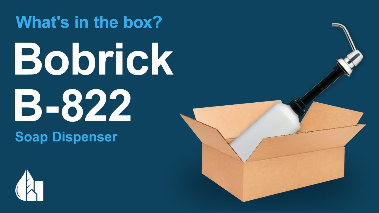 Bobrick B-822 - Lavatory-Mounted Soap Dispenser, 34OZ - What's in the ...