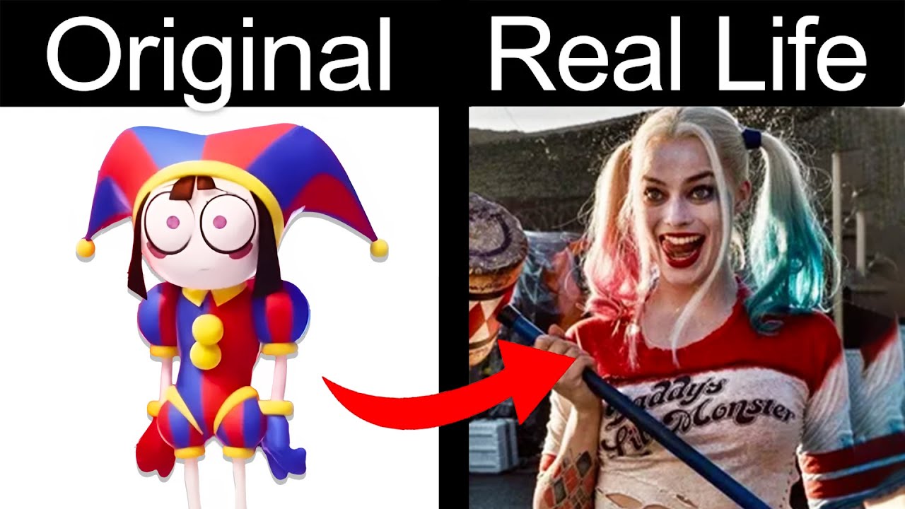 The Amazing Digital Circus in Real life! (Big Compilation) - YouTube