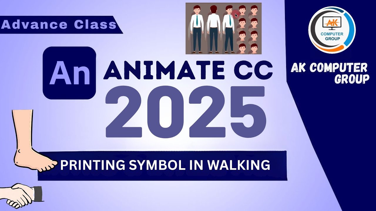 Adobe Animate CC Printing Symbol Full Course | Learn 2D Animation Step ...