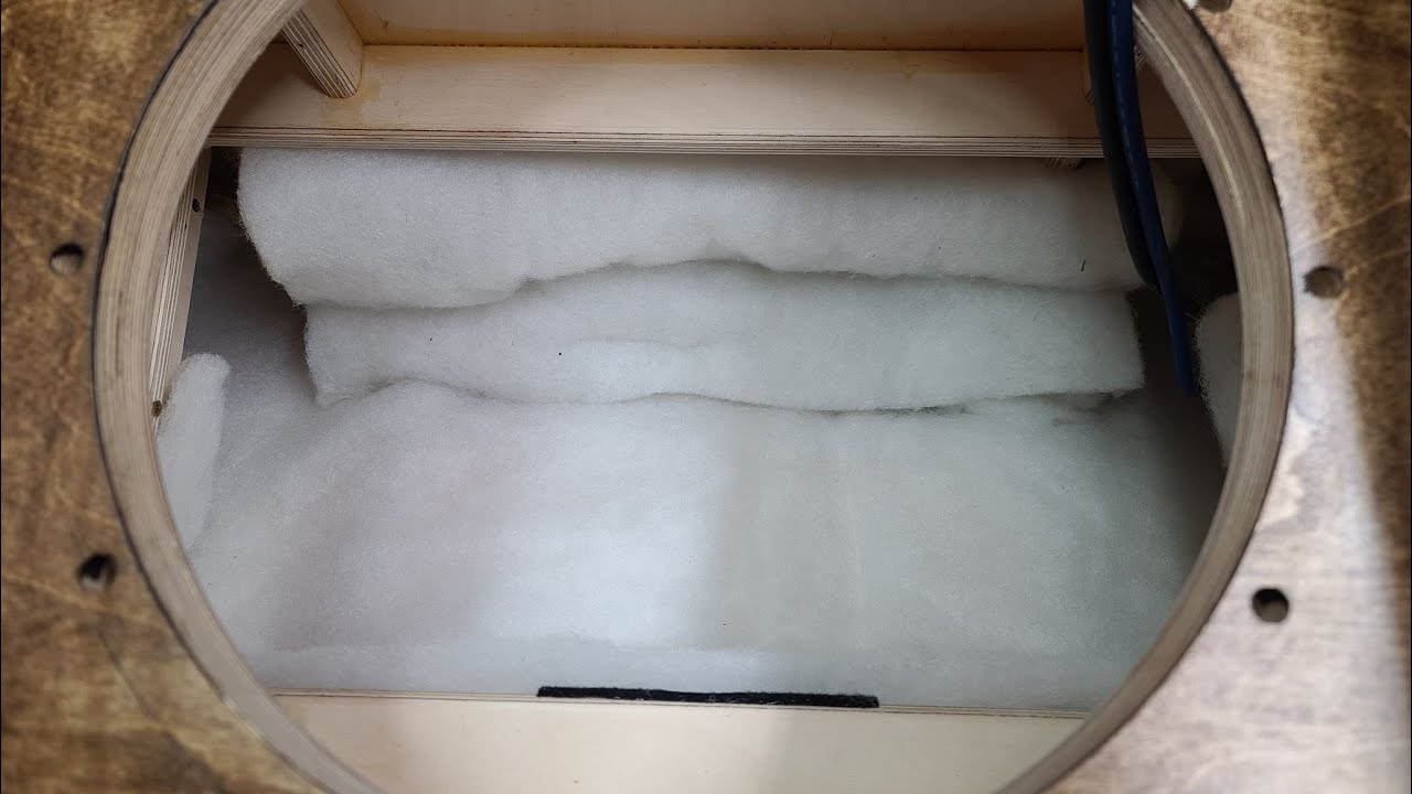 Added poly fill (poly batting) to my box! - YouTube