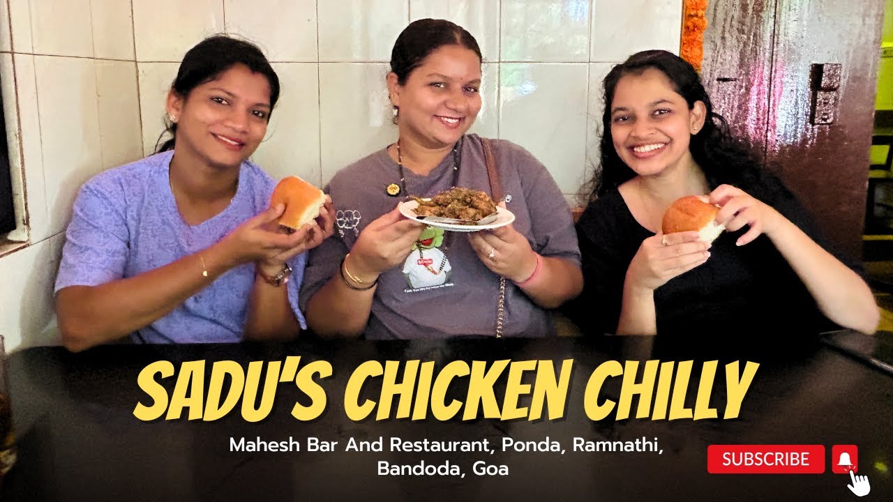 Goa's BEST Chicken Chilly at Sadu - Mahesh Bar & Restaurant in Ponda 🌶️ ...
