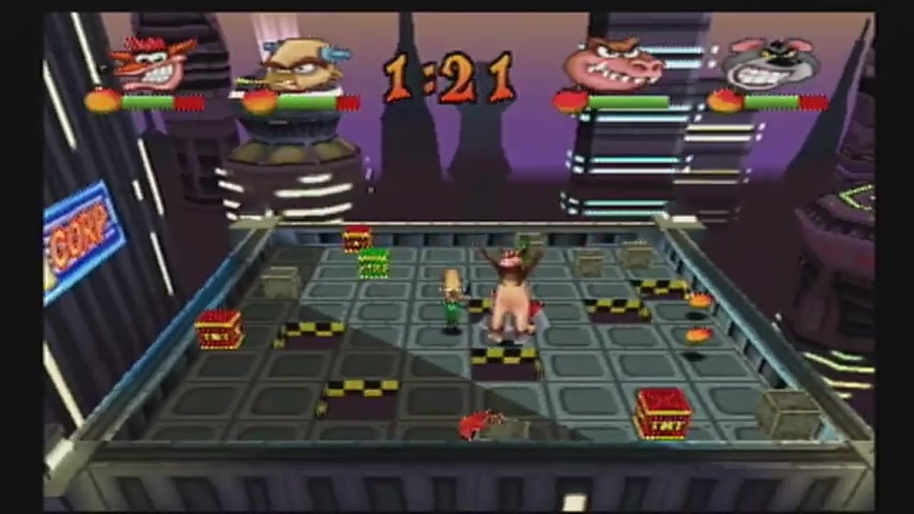 Crash Bash - Space Bash Gold Relic - YouTube