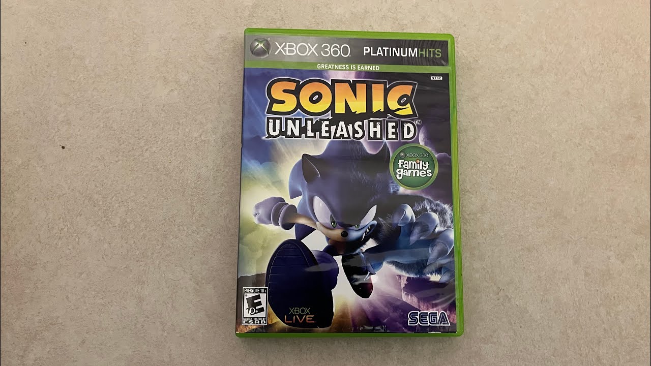 Unboxing Sonic Unleashed (Platinum Hits) - Xbox 360 - YouTube