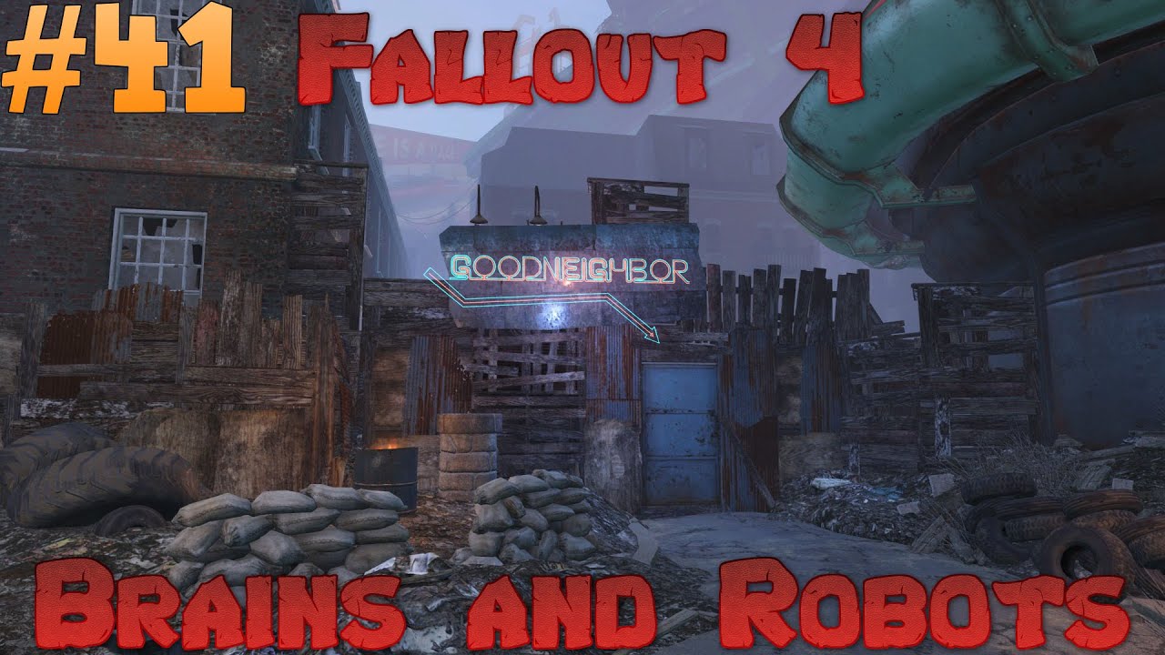 Let's Play Fallout 4 - Brains and Robots Ep 41 - YouTube