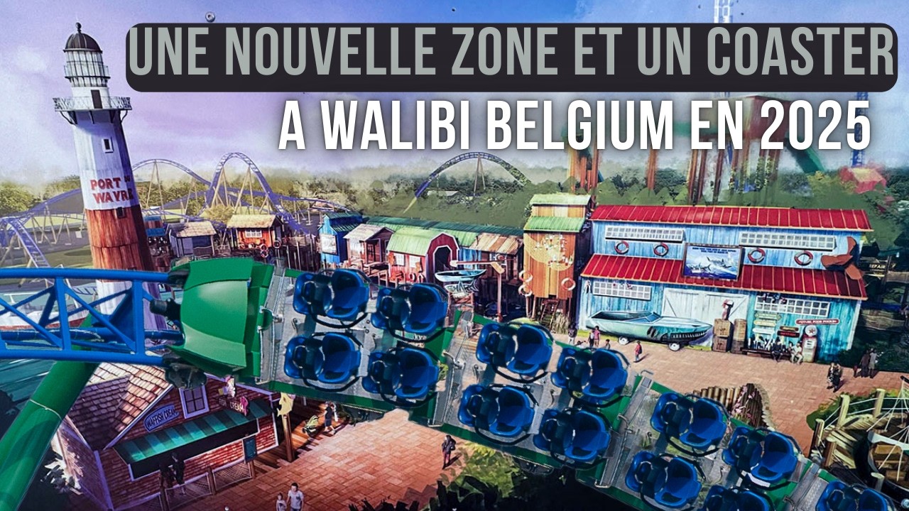 MECALODON : Le NOUVEAU COASTER de Walibi Belgium va vous ÉTONNER en ...