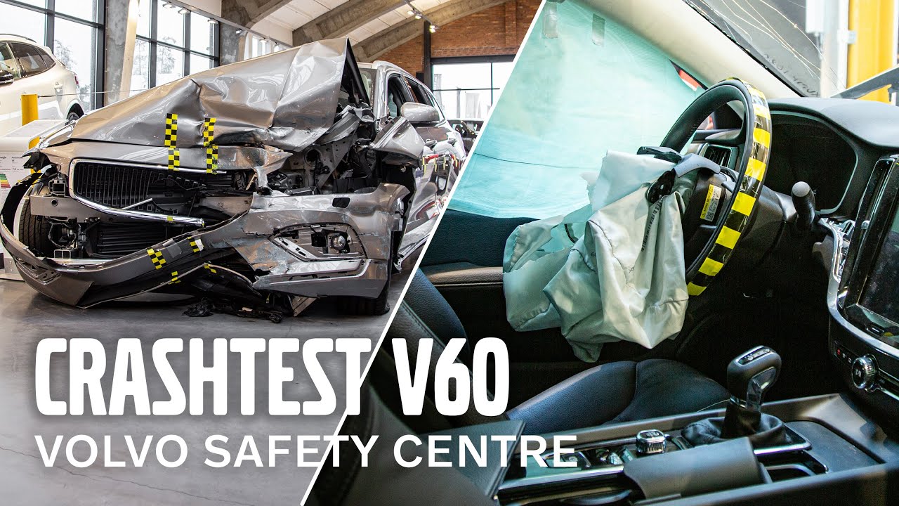 Crashtest Volvo V60 walkaround - Volvo Safety Centre - YouTube