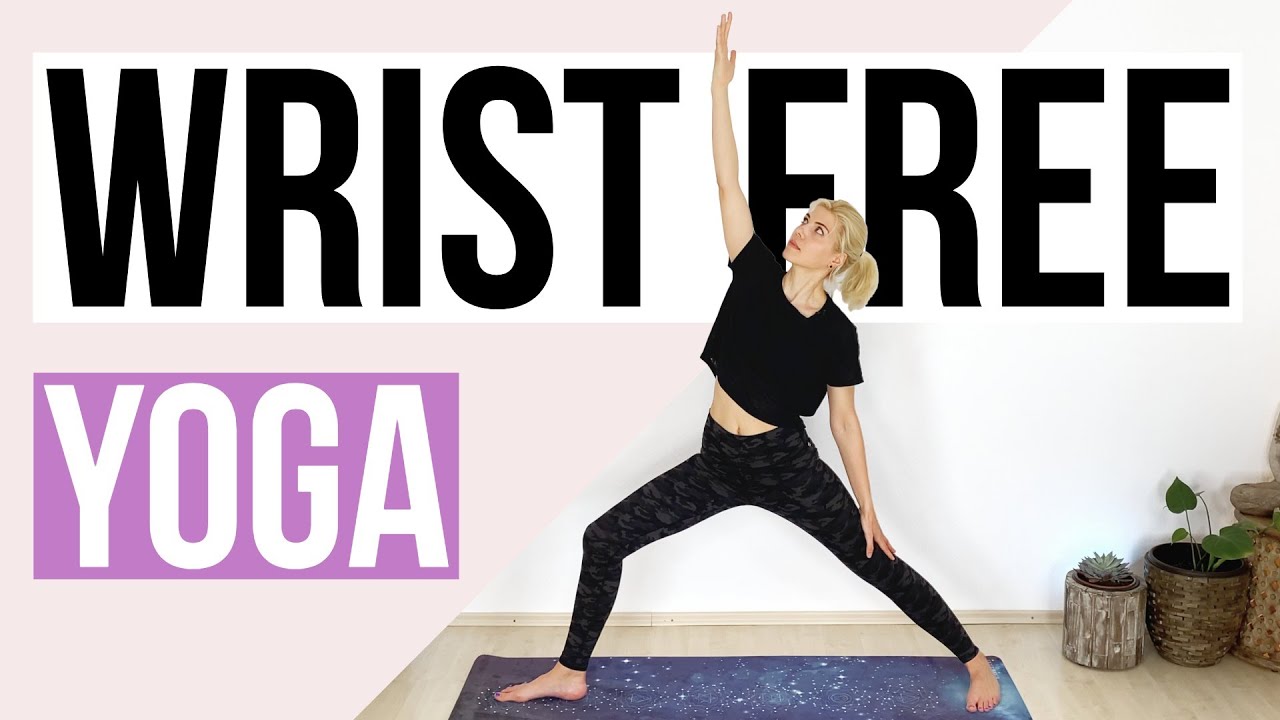 20 MIN Wrist Free Yoga Flow | Yoga without using your hands - YouTube