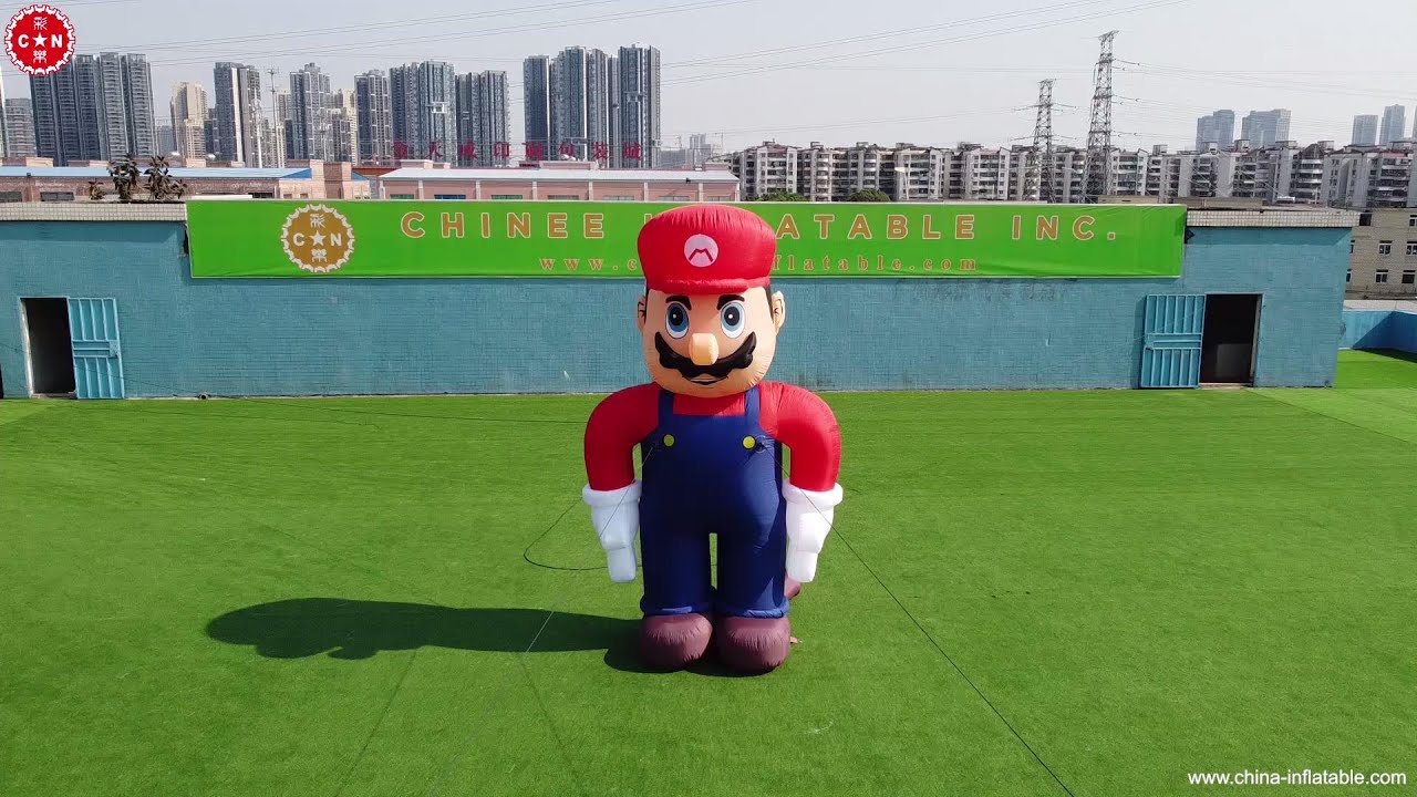 #SuperMario inflatable cartoon Super Mario outdoor commercial ...