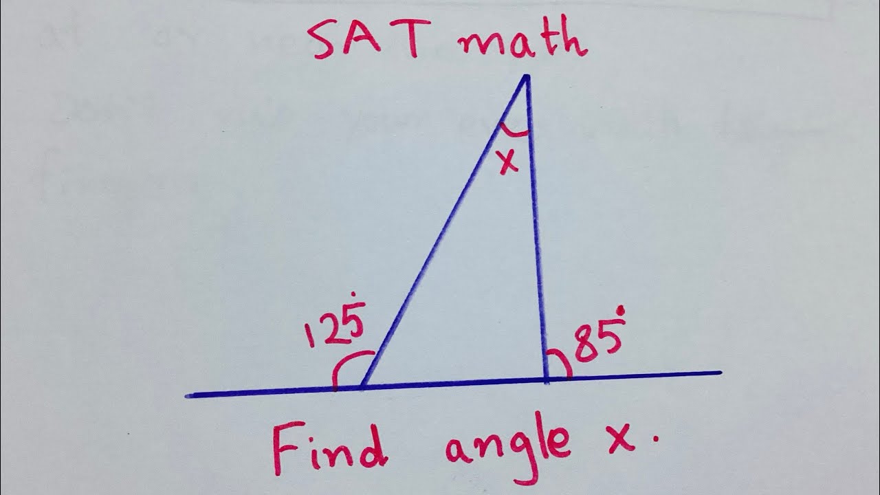 SAT math Geometry Question2 - YouTube