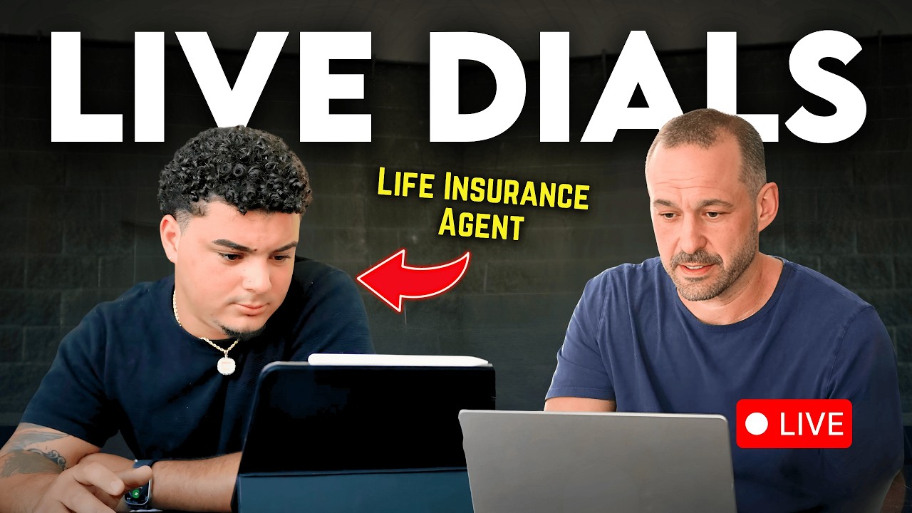LIVE Insurance Dials: How $40k/Month Agents Dial Insurance Leads - YouTube