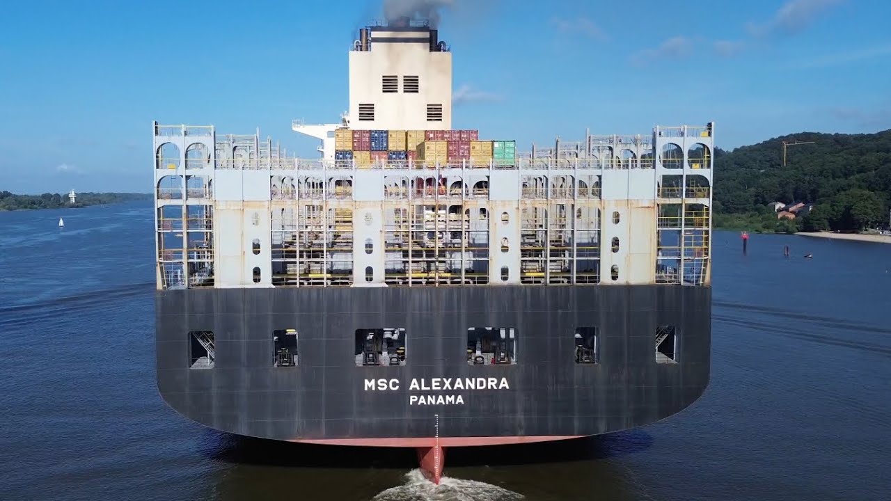 Ale Ale Alexandra | MSC Alexandra sailing into the ocean leaving ...