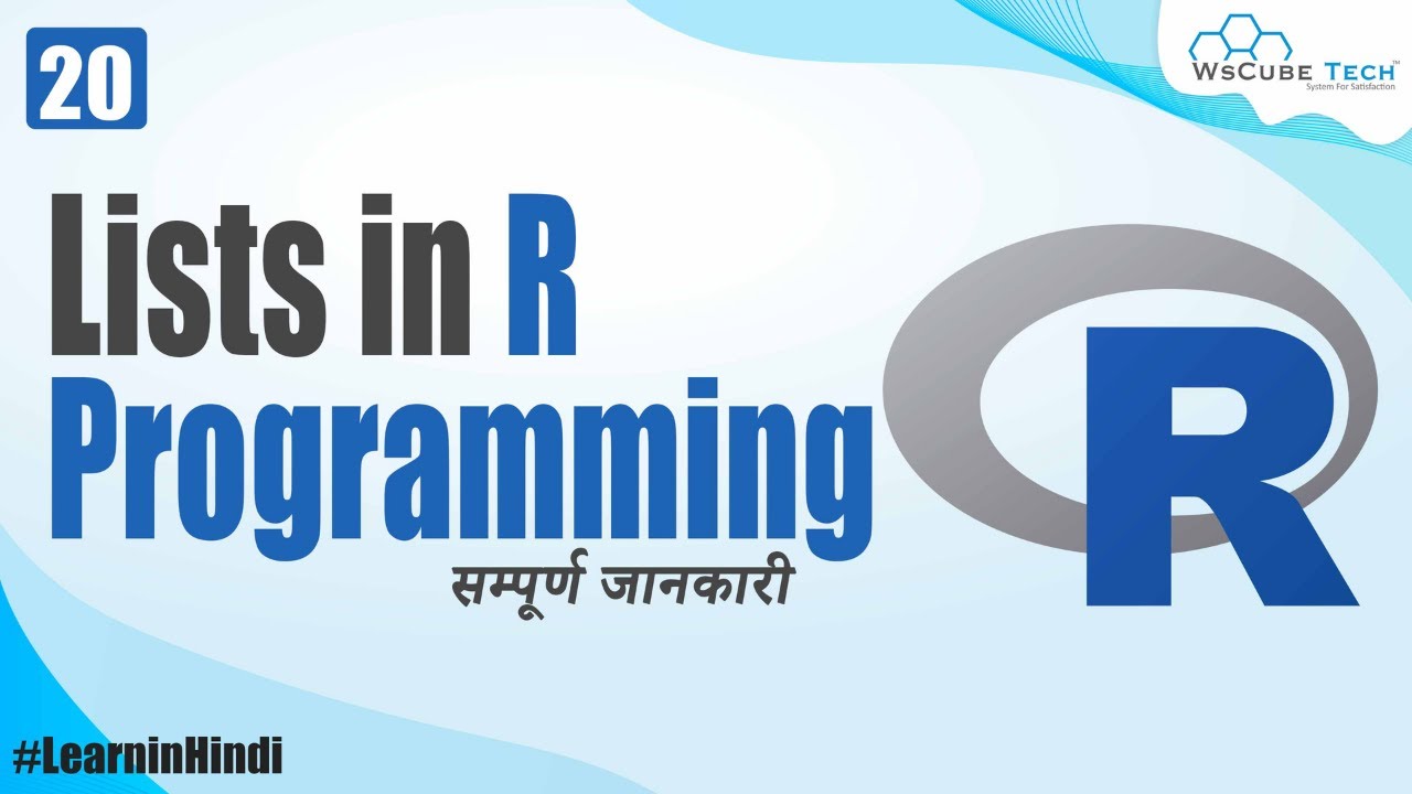 Lists In R Programming In Hindi R Data Structures R Programming Lists In R Programming In Hindi R Data Structures R Programming