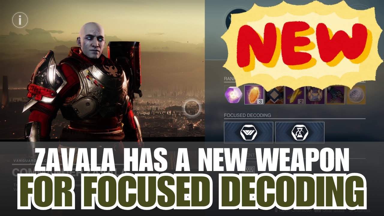 Commander Zavala has a NEW WEAPON in Episode Heresy for focused ...