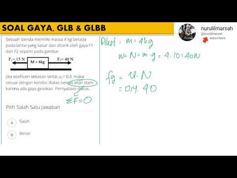 GAYA,GLB,GLBB & VEKTOR gaya gesek benda