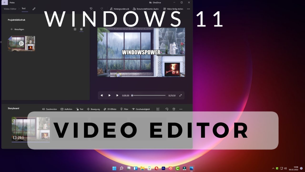 Der neue Video Editor Windows 11 - YouTube