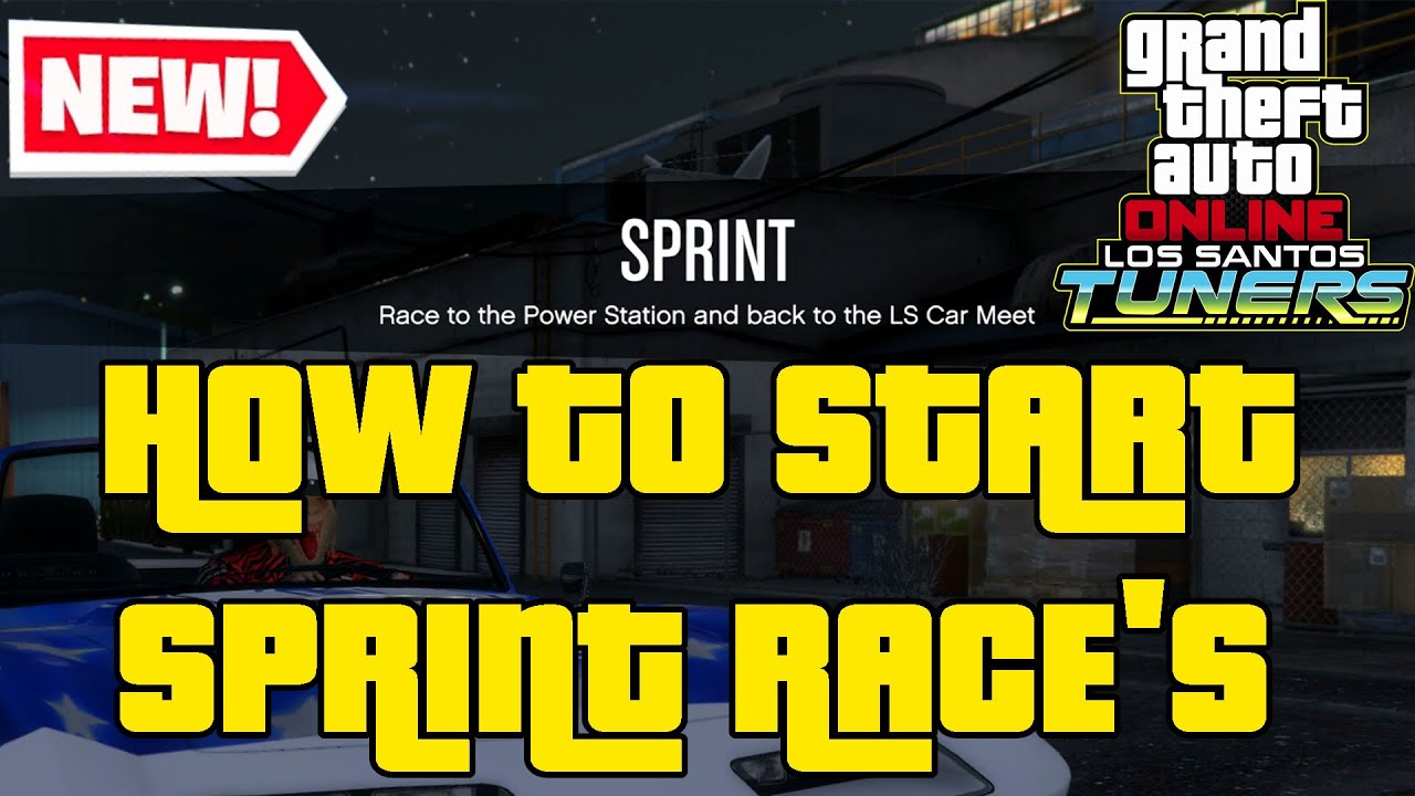 How To Start A Sprint Race In GTA 5 Online Tuner's DLC Simple Guide ...