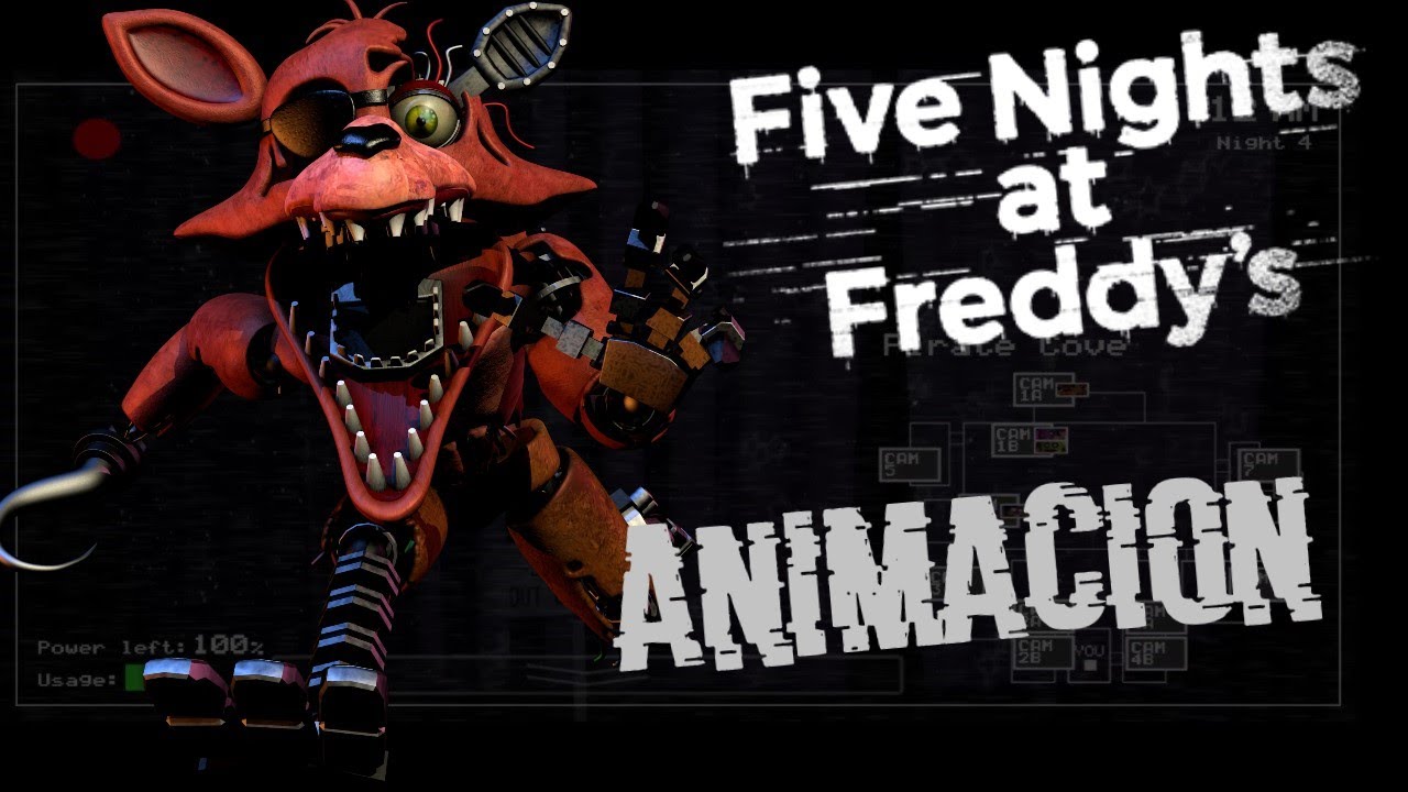 FOXY - ANIMACION - RUNNING - FIVE NIGHTS AT FREDDY'S - YouTube