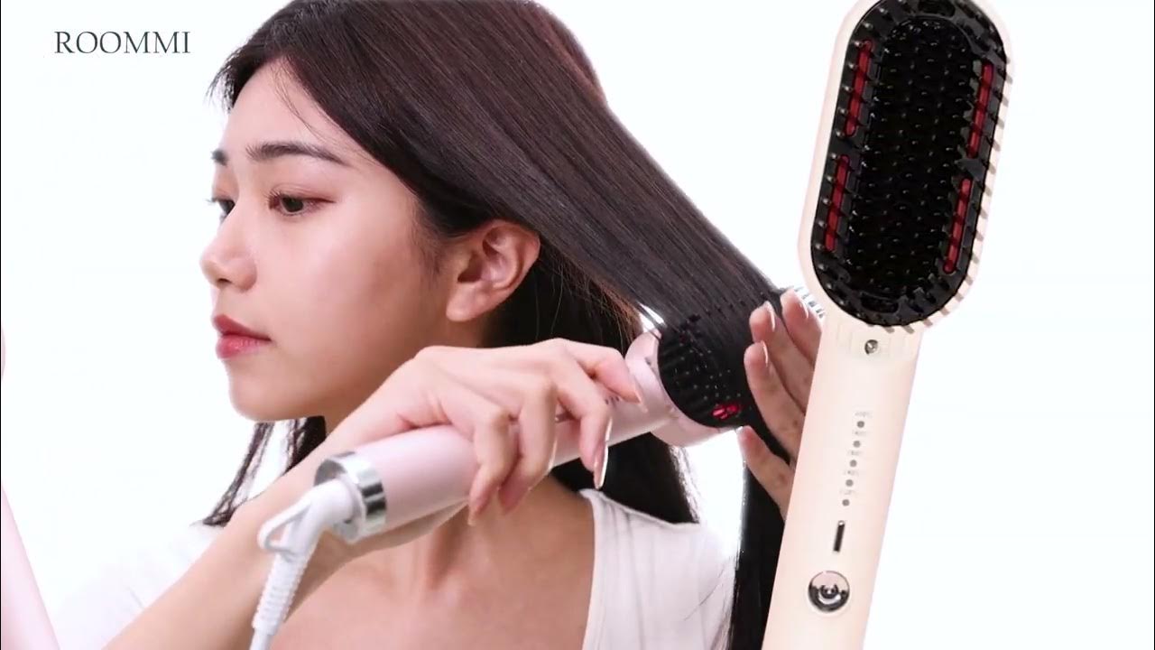 【ROOMMI】Glossy 電熱直髮梳 - YouTube