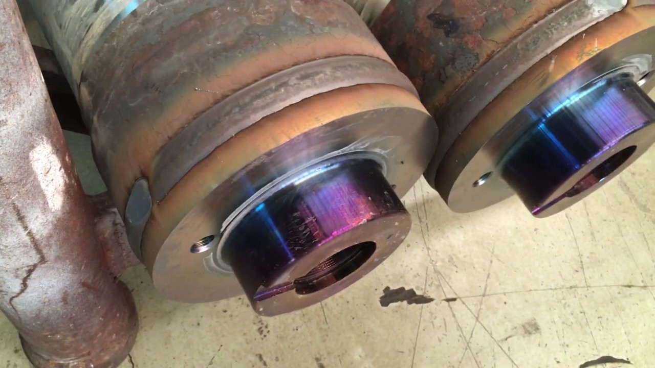 narrow gap welding 50mm - YouTube