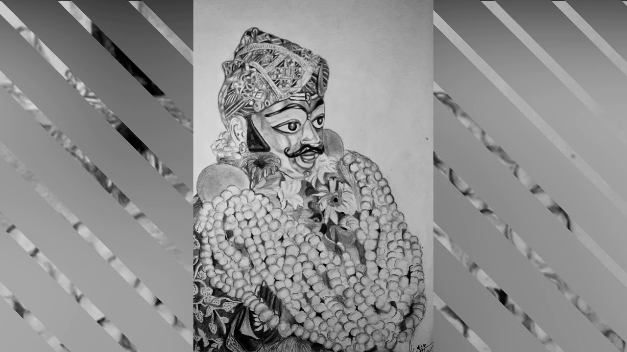 Mahakal (महाकाल) pencil shading drawing || KS #7 || Portrait sketch ...