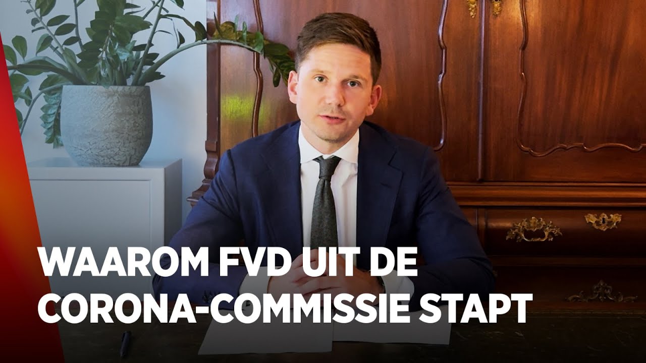 FVD stapt uit corona-commissie, Gideon van Meijeren legt uit waarom ...