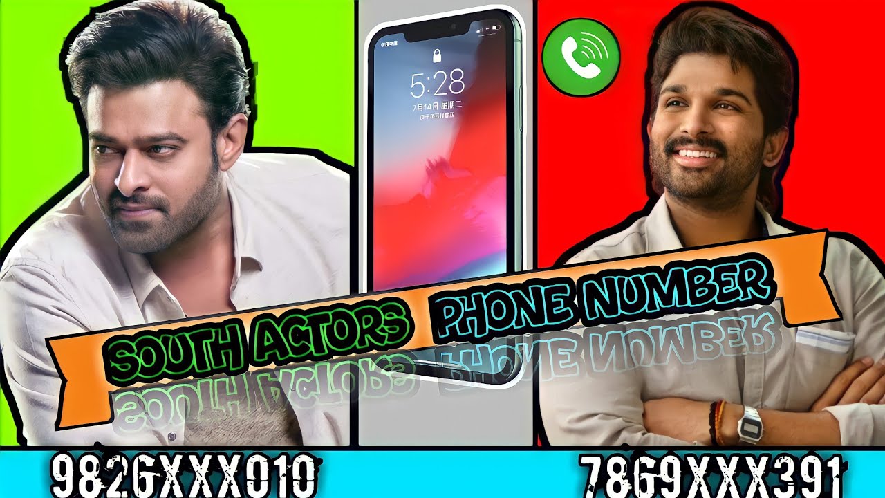 Top South Actors Phone Nuumber, Telephone Number South Actors | Allu ...