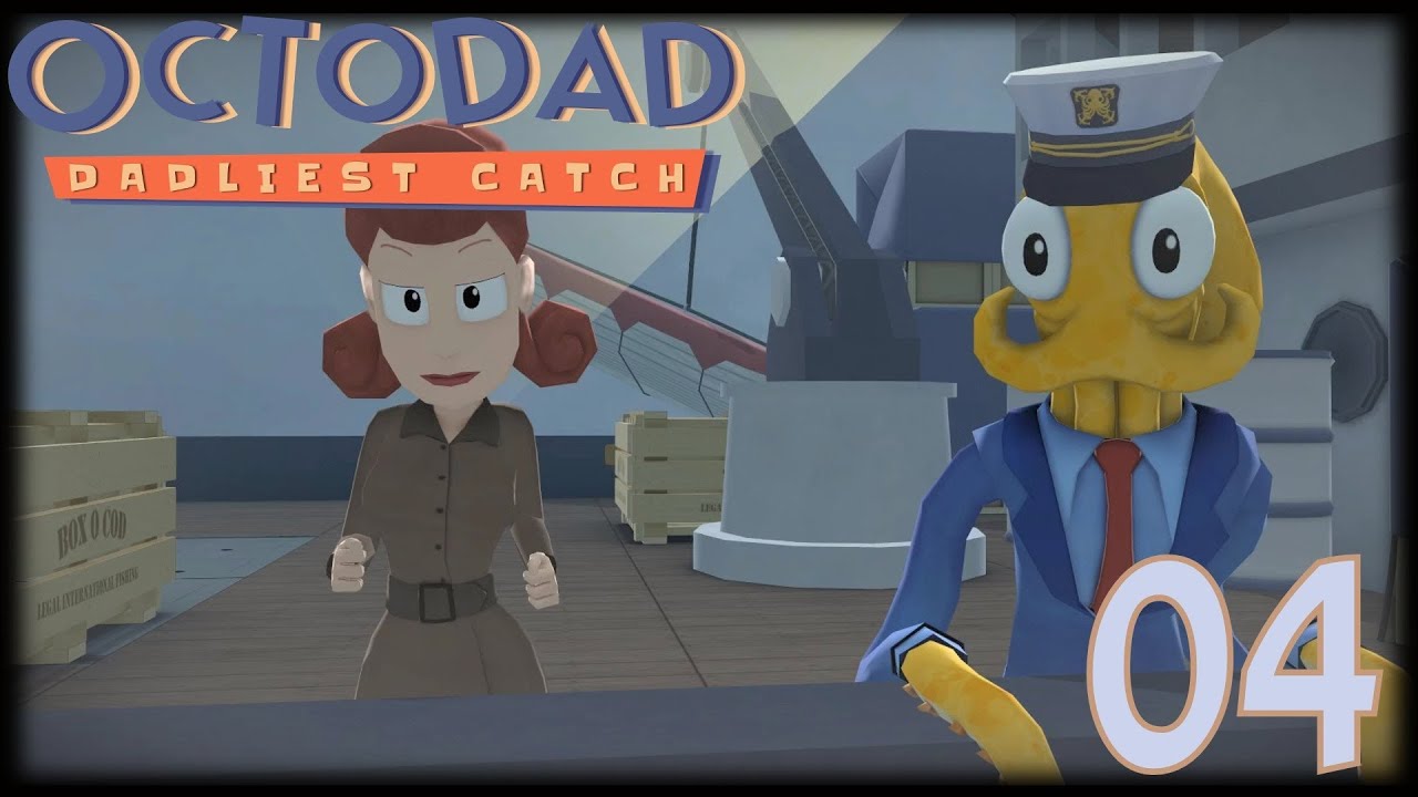 Octodad :Dadliest Catch 1080p Walkthrough #4 - تختيم أوكتوداد : المسكة ...