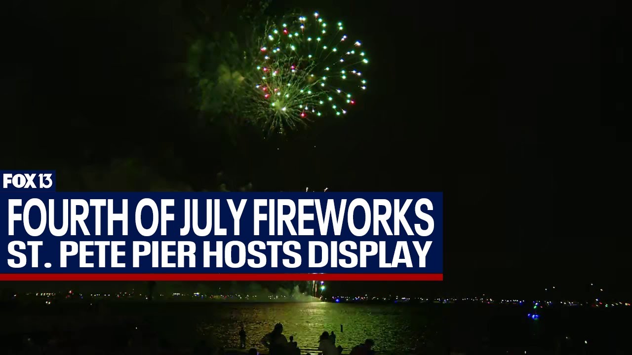 St. Pete Pier hosts July 4 fireworks show - YouTube