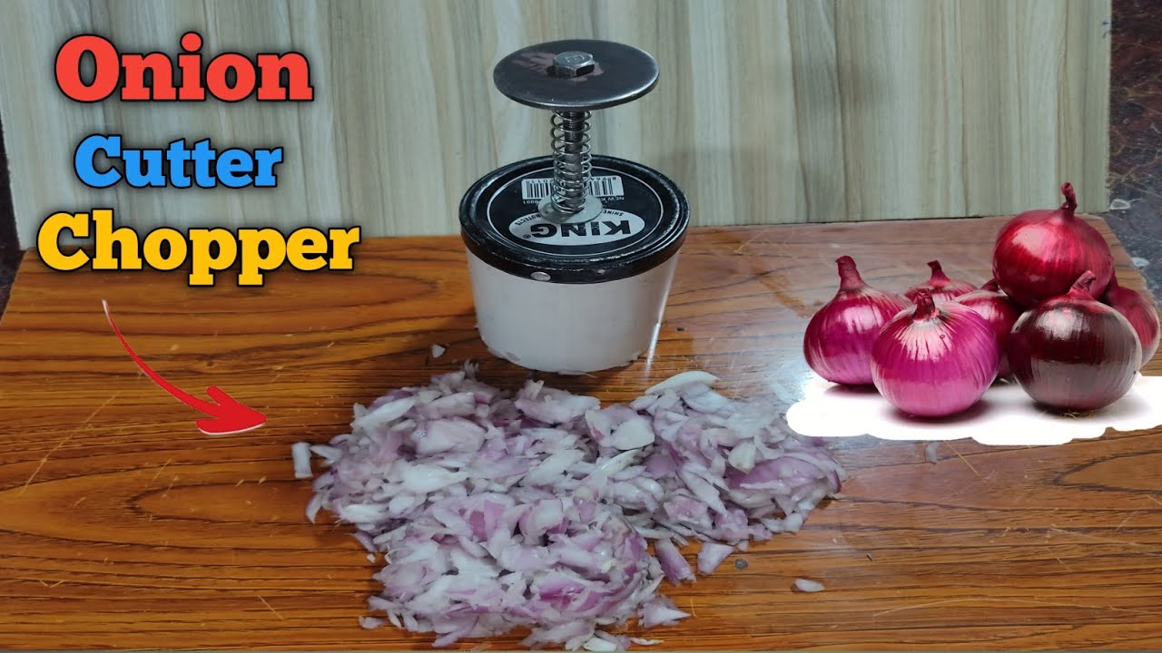 How To Make Onion Cutter chopper 😀 DIY Onion Cutting Machine ️ - YouTube