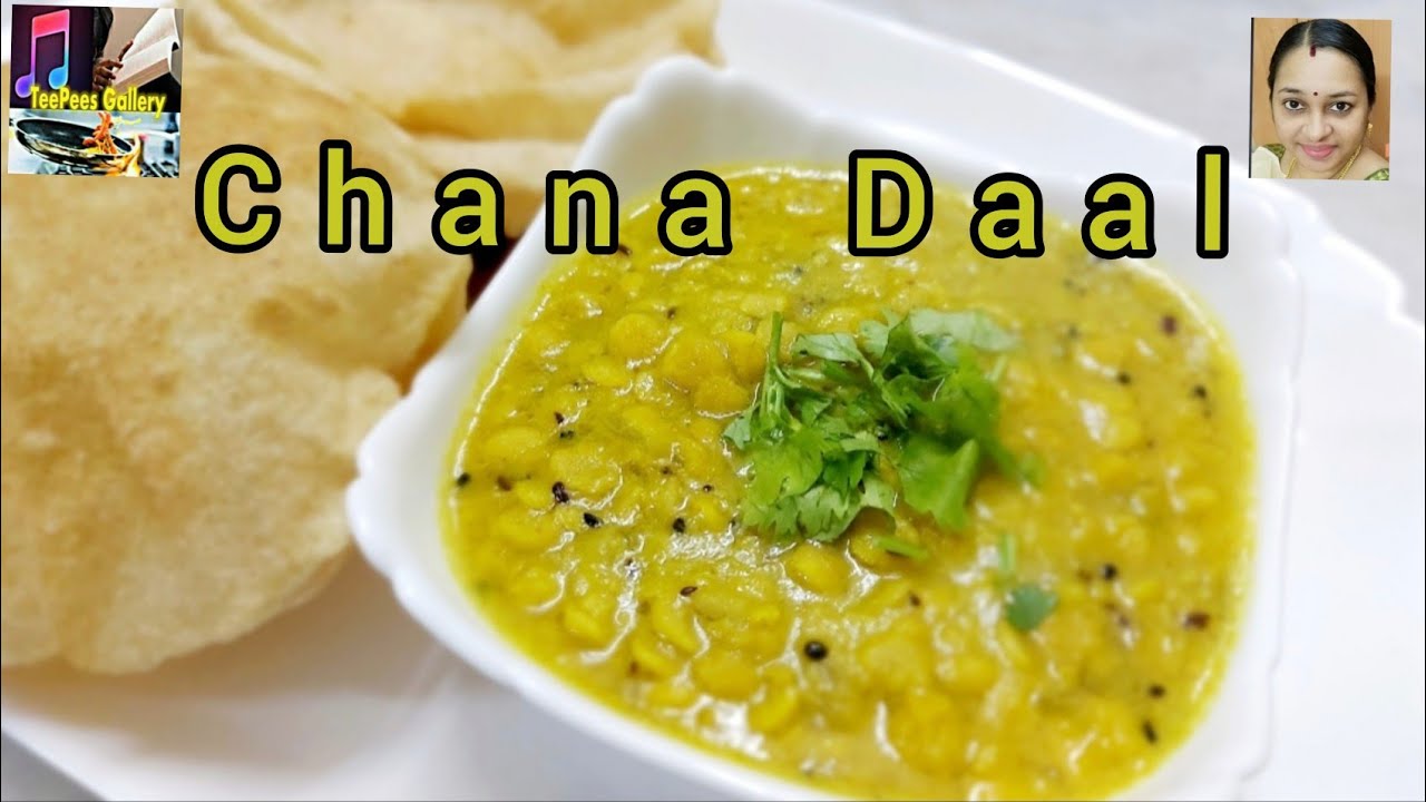 Chana Dal Recipe / Dal Curry/North Indian /SPLIT CHICKPEA CURRY RECIPE ...