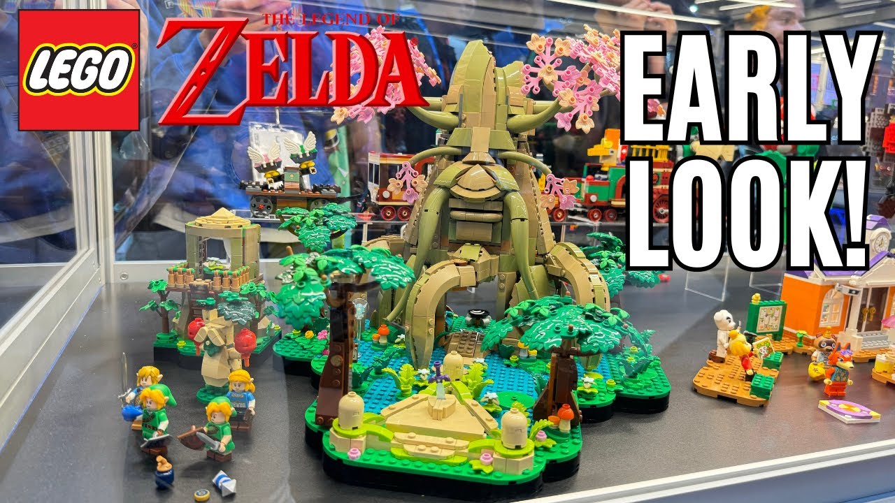 LEGO Legend of Zelda Great Deku Tree: EARLY LOOK! - YouTube