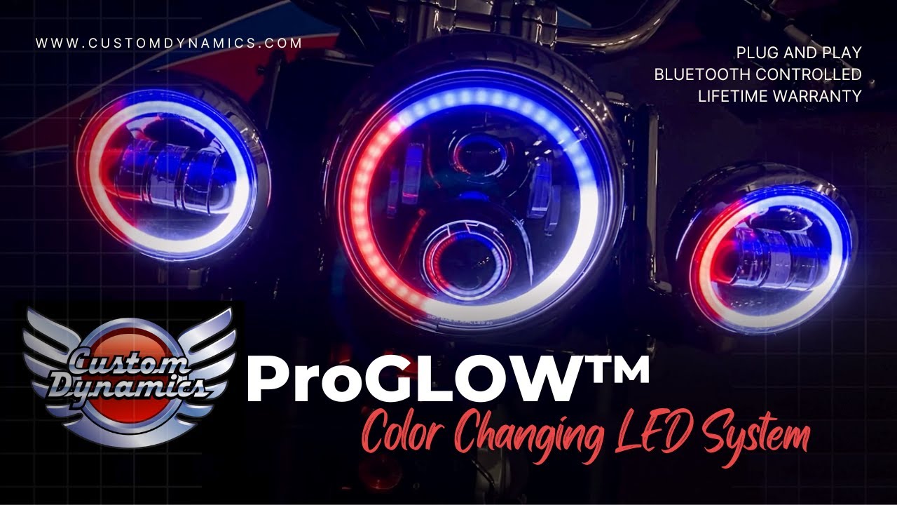 ProGLOW™ Complete Color Changing LED System for Motorcycles - YouTube