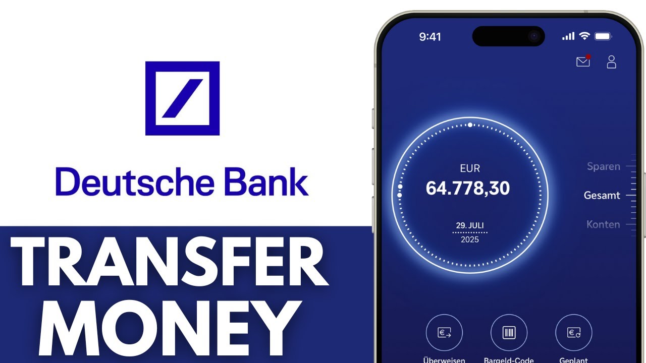 How to transfer money from Deutsche bank online (Quick & Easy) - YouTube