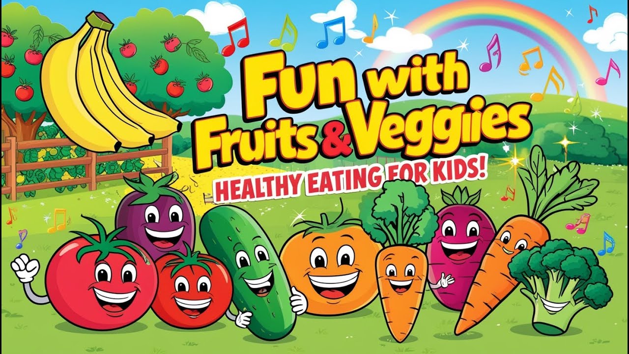 Fruits and Vegetables: Fun English Learning for Kids! - YouTube