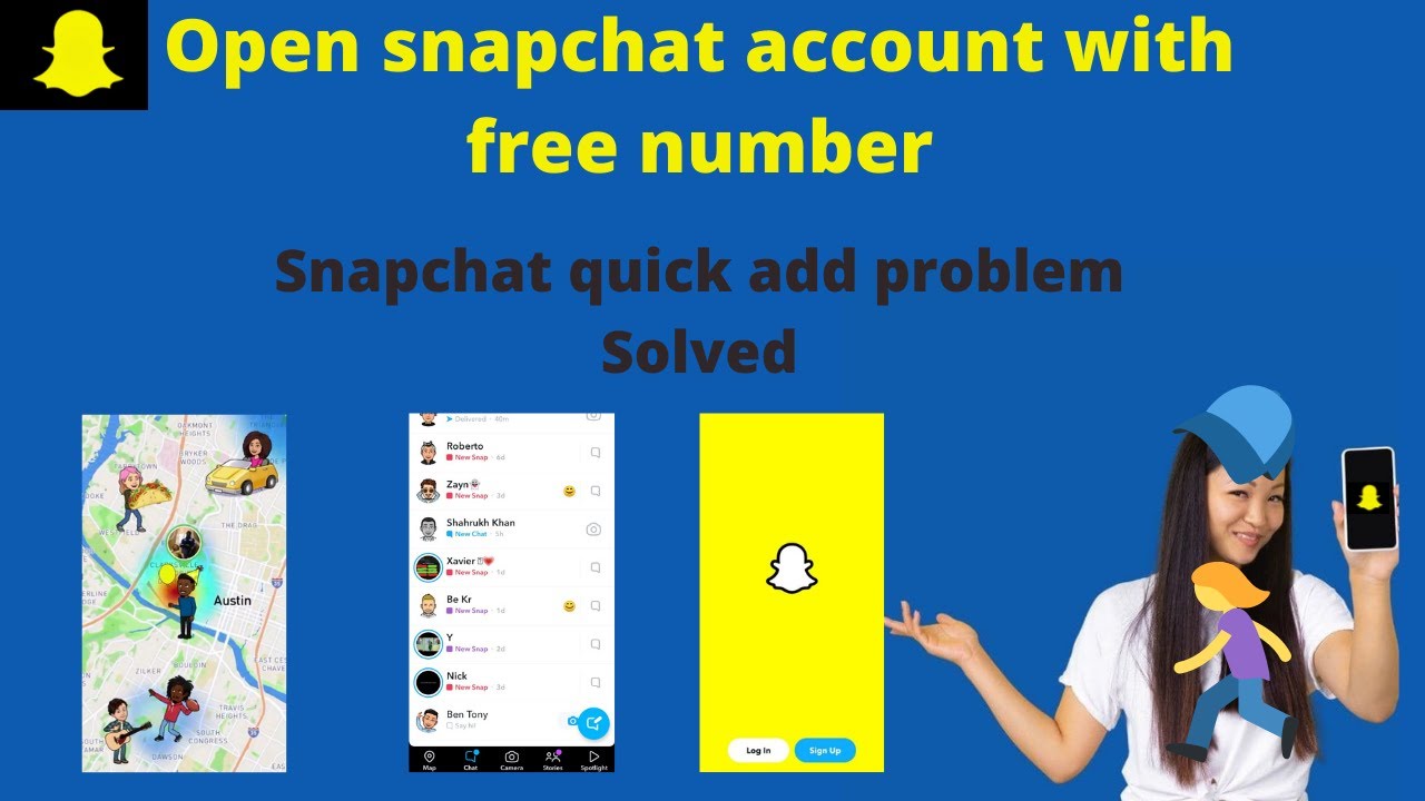 Open snapchat account with free number || Unlimited Snapchat Account ...