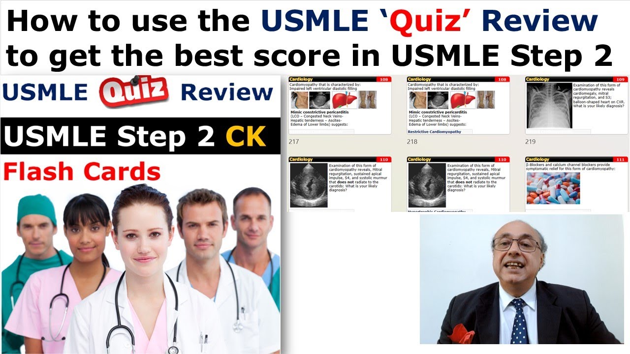 How to Use the USMLE Step 2 'Quiz' Review (Illustrated Flash Cards) BY ...