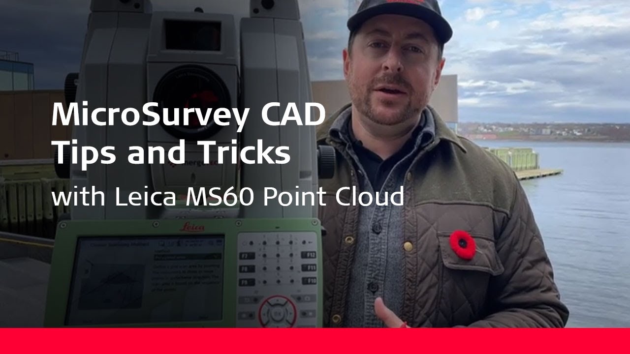 MicroSurvey CAD Tips and Tricks with Leica MS60 Point Cloud - YouTube