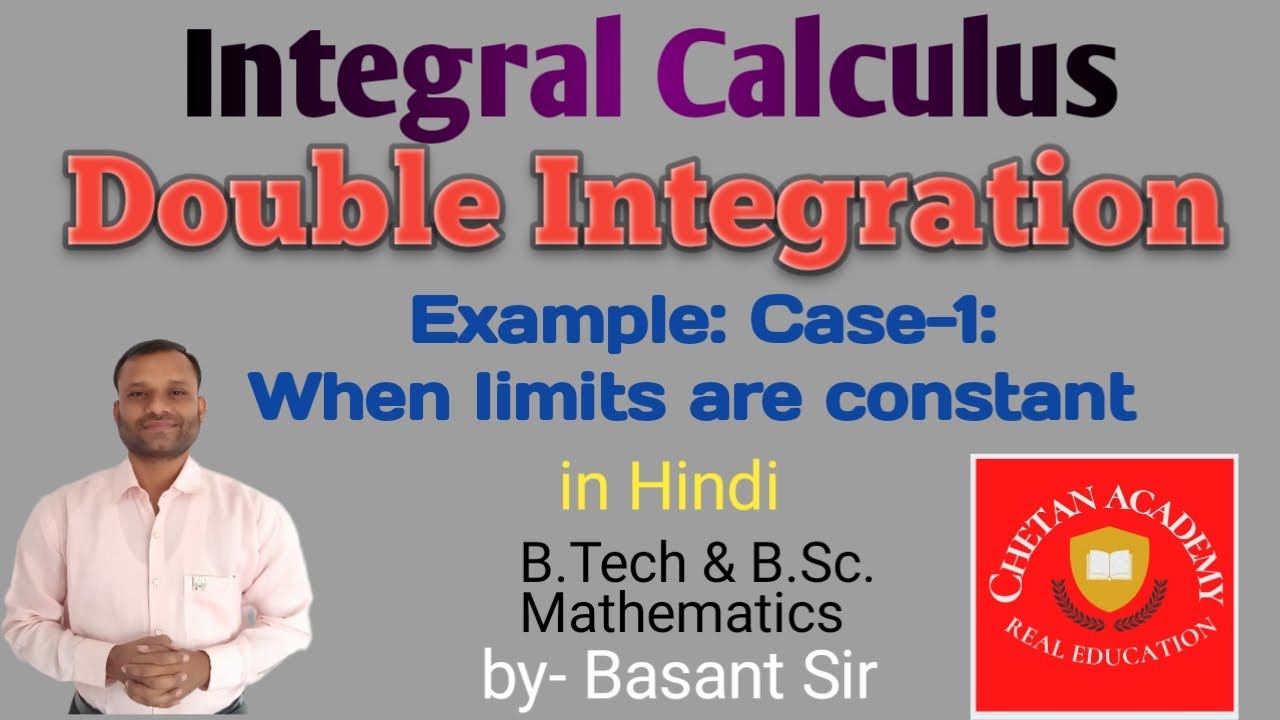 Double Integral example | Case 1 when limits are constant | engineering ...