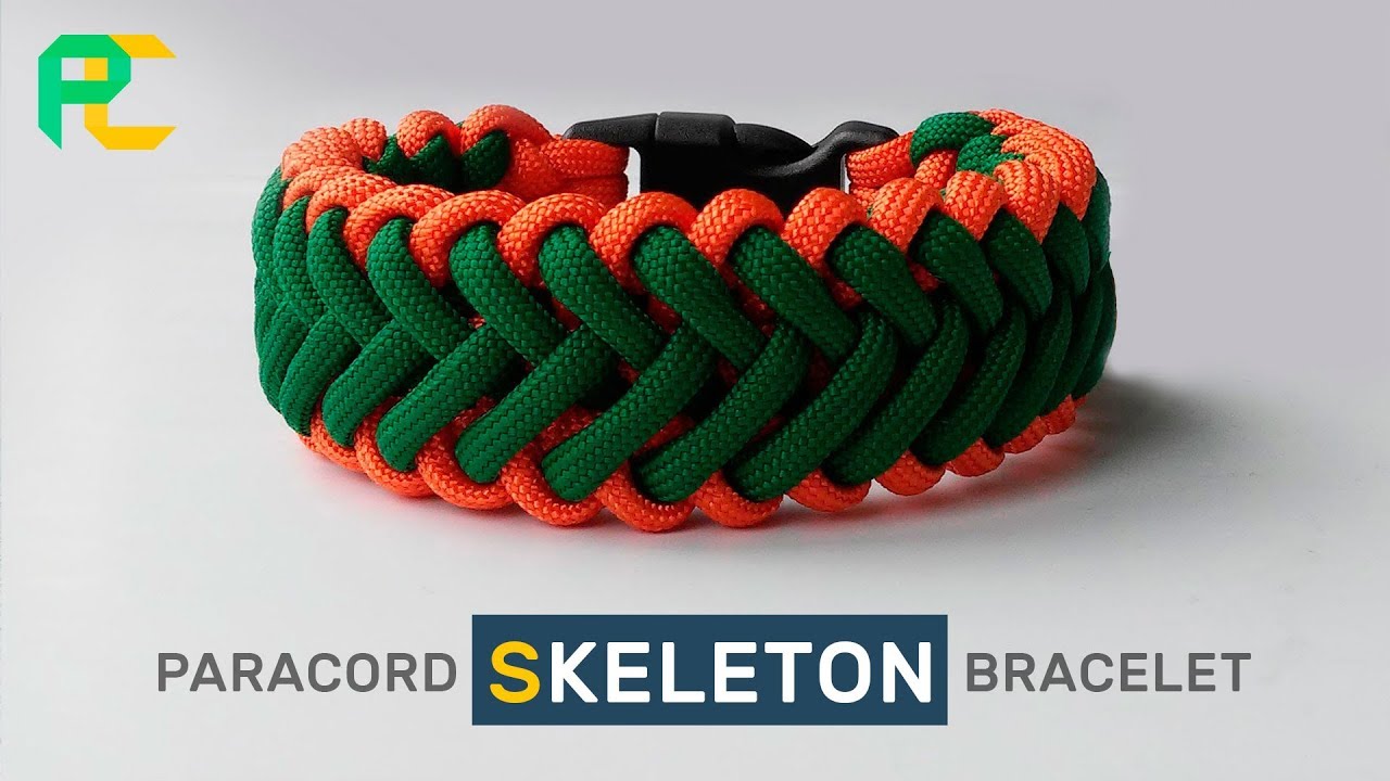 Paracord Bracelet Skeleton Tutorial - YouTube