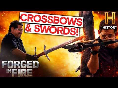 Deadly Weapons Made from Elevator Cable | Forged in Fire