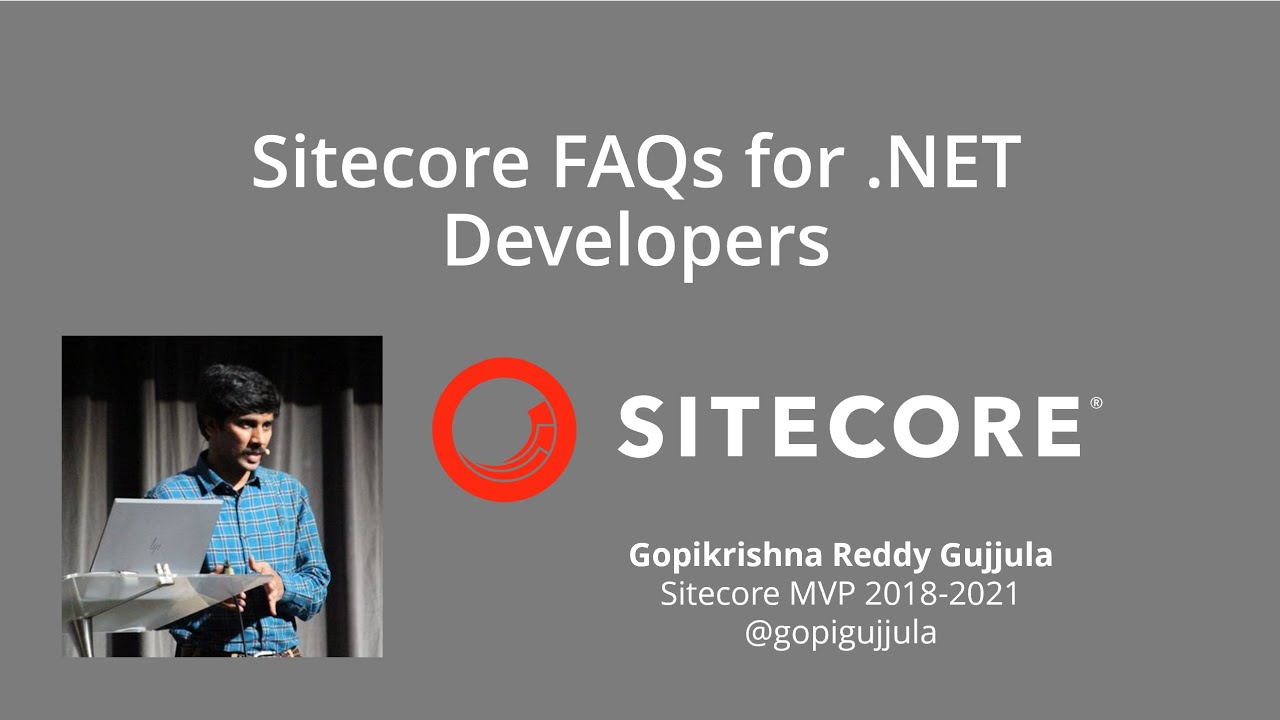 Sitecore FAQs for .NET Developers - YouTube