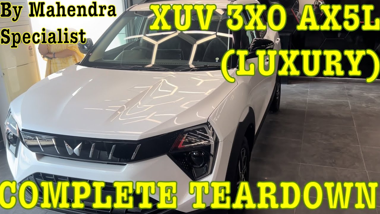 Mahindra XUV 3XO AX5L Luxury Model/Variant Full Details, Features ...