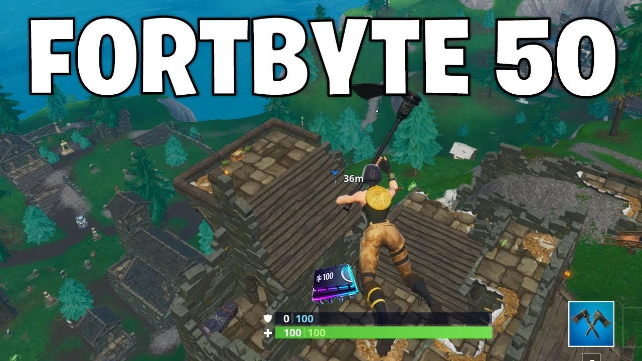 Fortbyte 50 Location - Fortnite - YouTube