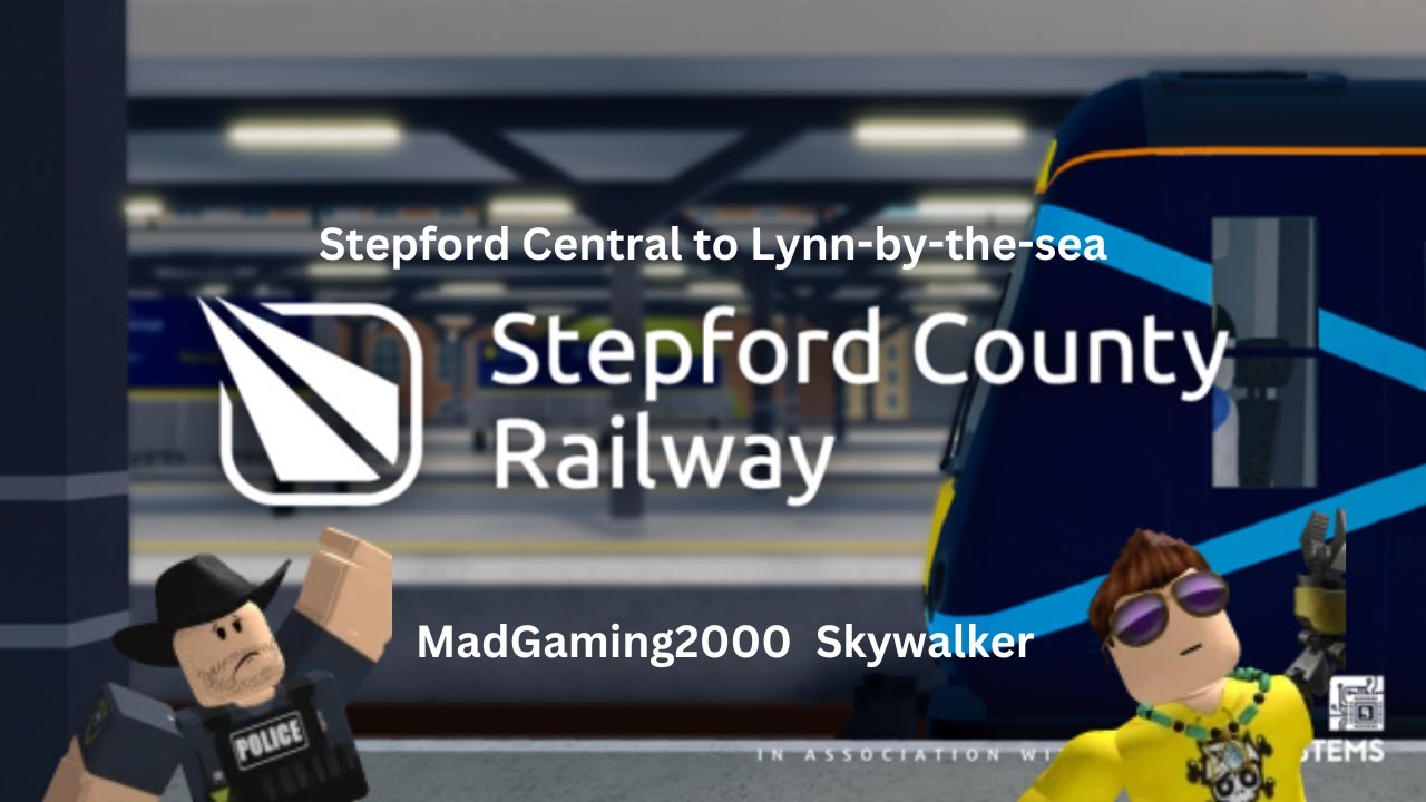 We went across the map in SCR on roblox! | Stepford Country Railway ...
