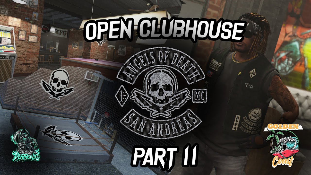Angels of Death MC Open Clubhouse | Part 2 | GTA RP | MC RP - YouTube