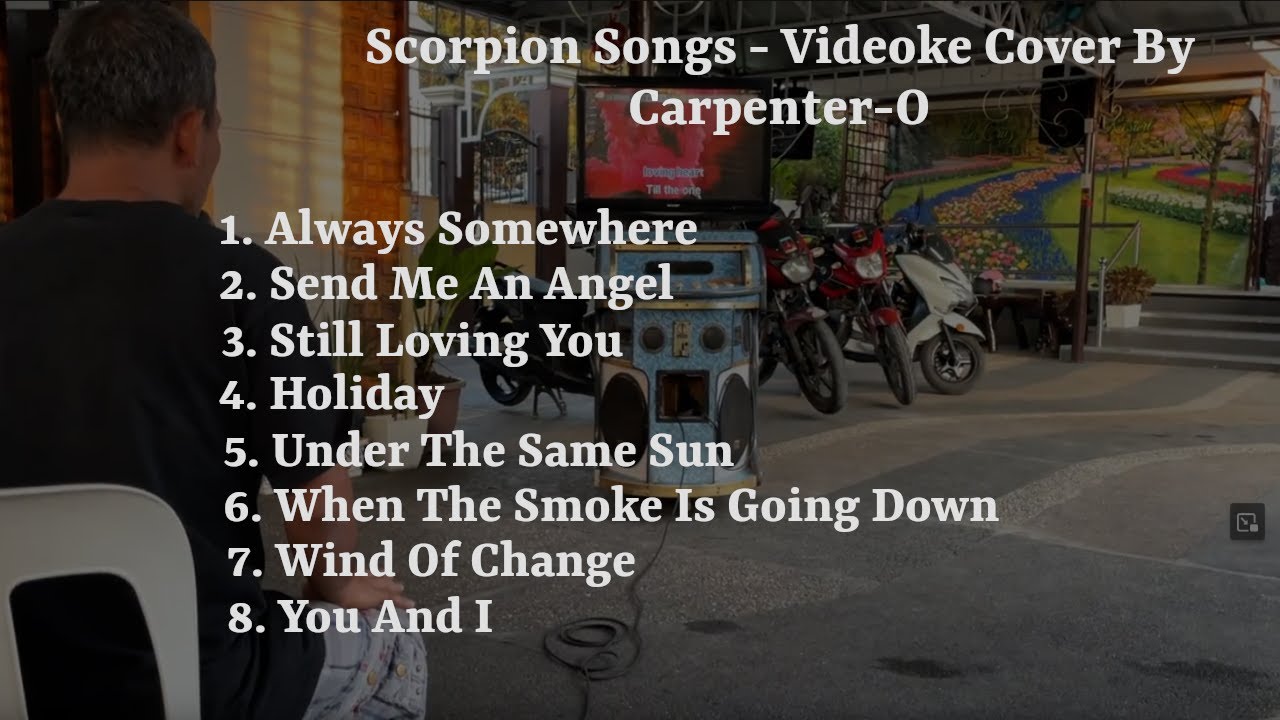 Scorpion Songs - Videoke Cover By Carpenter-O - YouTube
