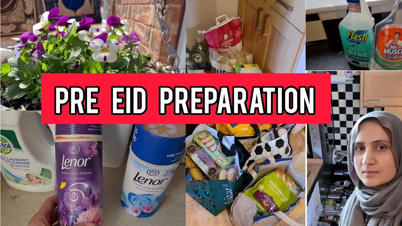 Pre Eid preparation||Eid se Pehly kitchen ko deep Clean ker lia ...