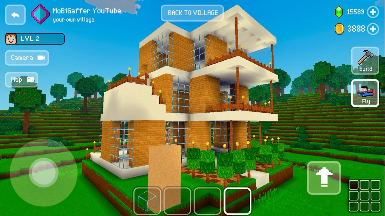 Block Craft 3D: Crafting Gameplay #4286 | Modern House 🏠 - YouTube