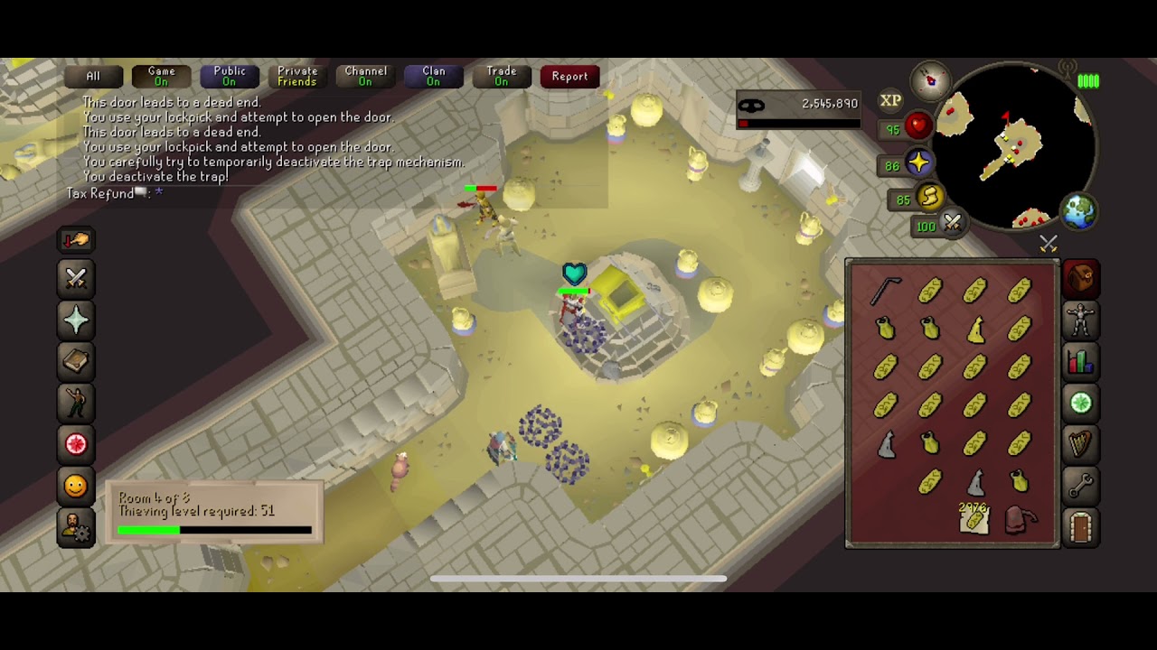 Mobile run of Pyramid Plunder - YouTube