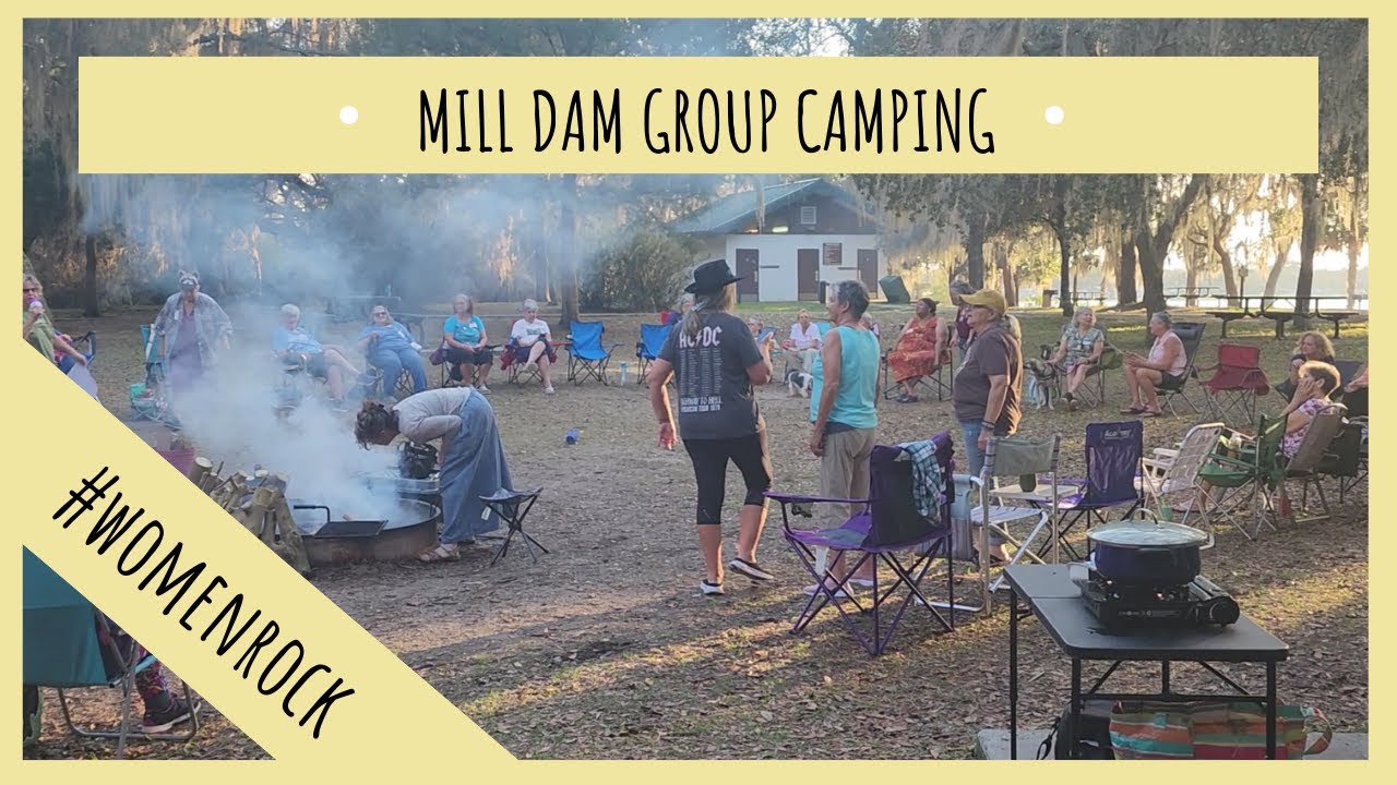 MILL DAM GROUP CAMPING - Parking Lot Party - #vanlife - YouTube